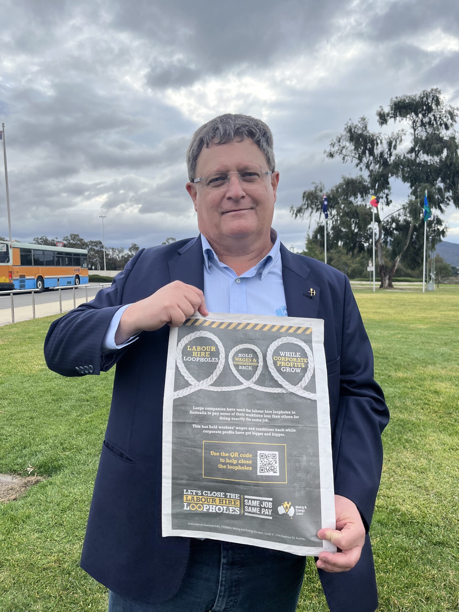 Miners take Same Job Same Pay message to Canberra - Mining and Energy Union