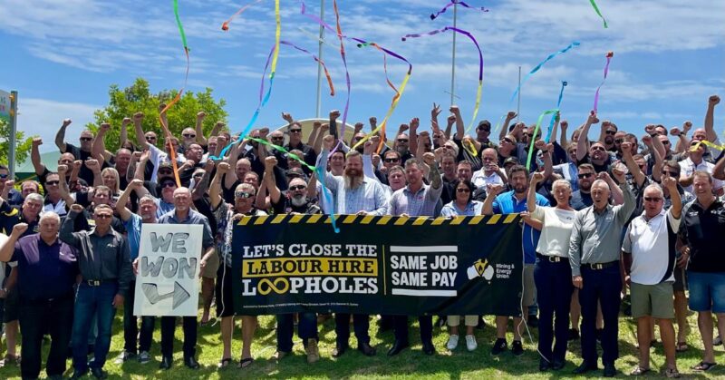 Same Job Same Pay becomes law - Mining and Energy Union